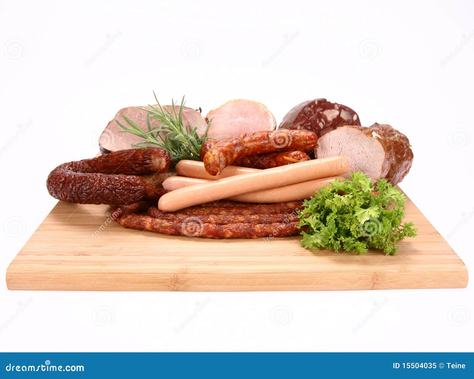Selection of cold meat stock image. Image of assorted - 15504035