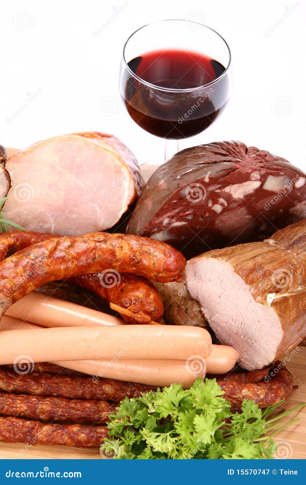 Selection of Cold Meat and Wine Stock Image - Image of cheese, chopping ...