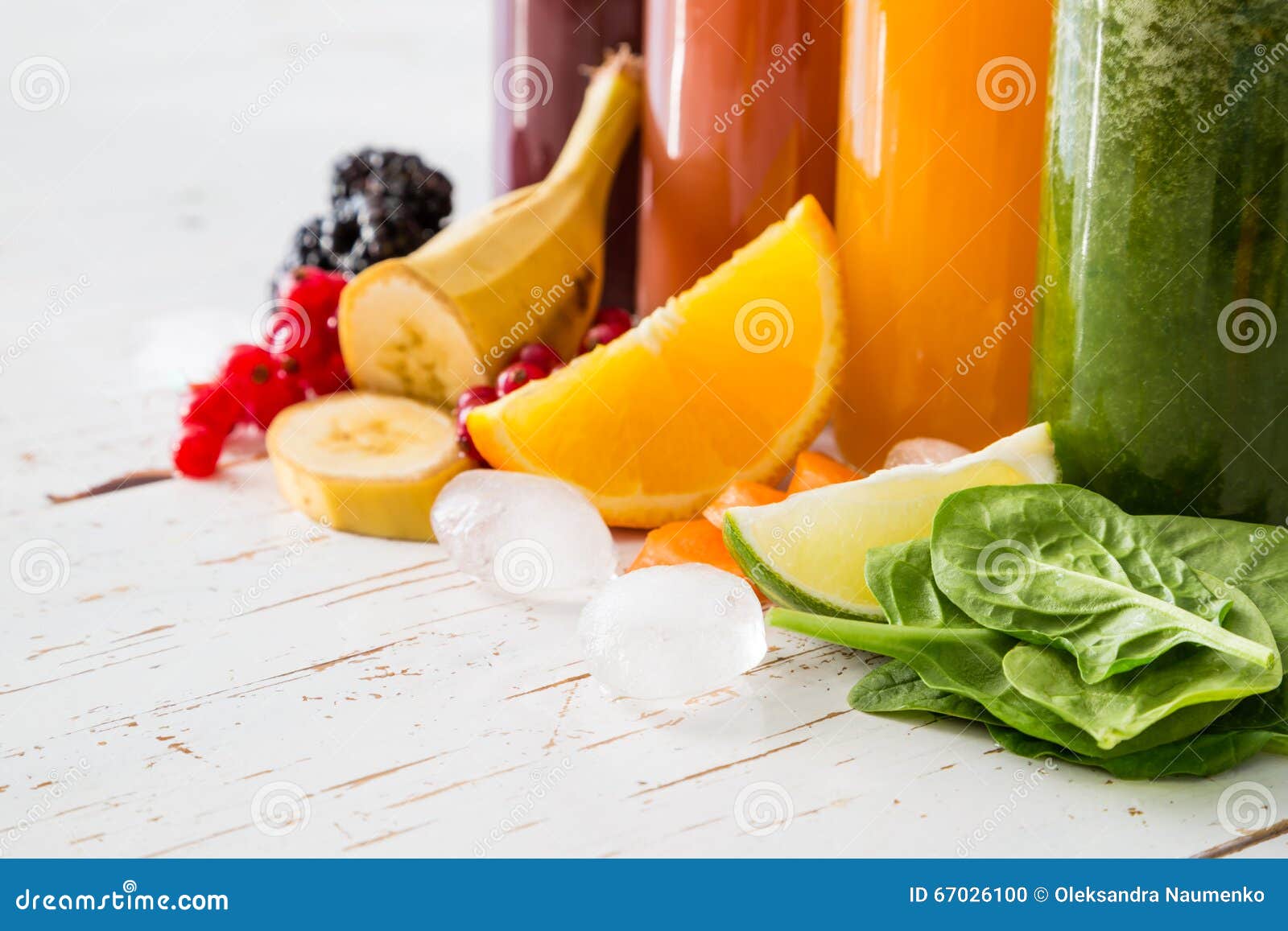 Selection of Colorful Smoothies Stock Photo - Image of smoothie ...