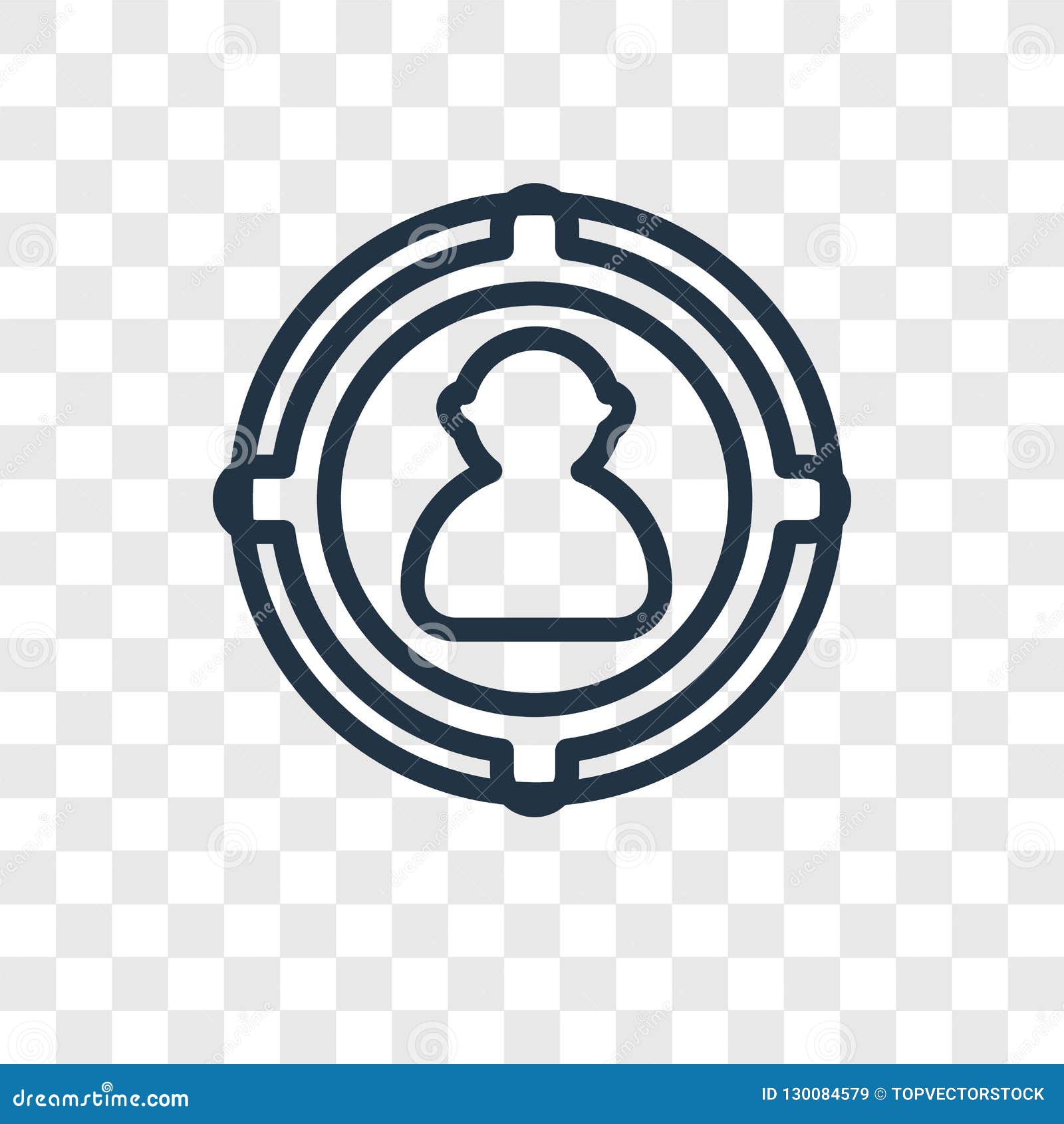 Selection Concept Vector Linear Icon Isolated on Transparent Background ...