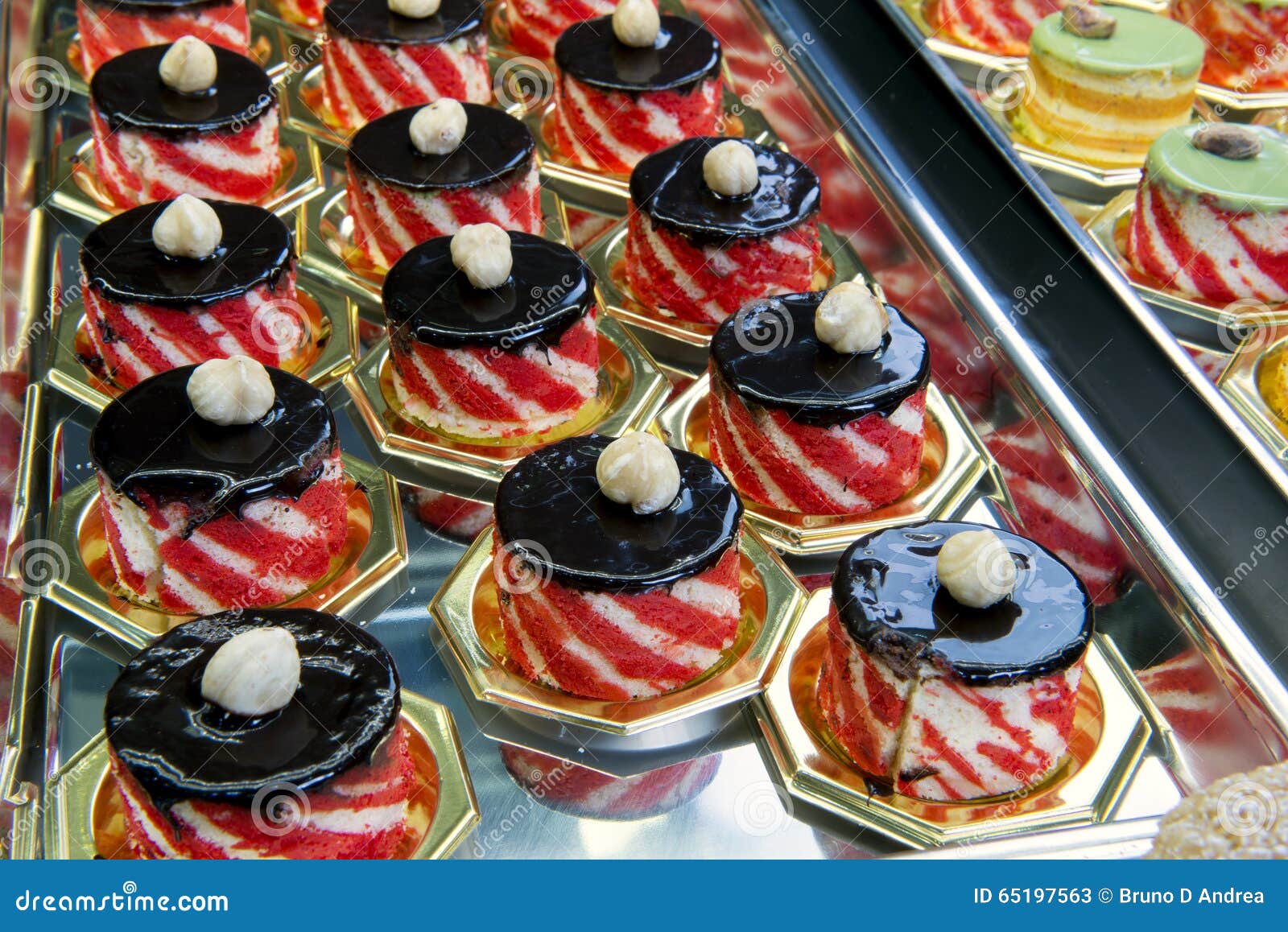 Selection of Delicious Pastries Stock Image - Image of fruit, store ...