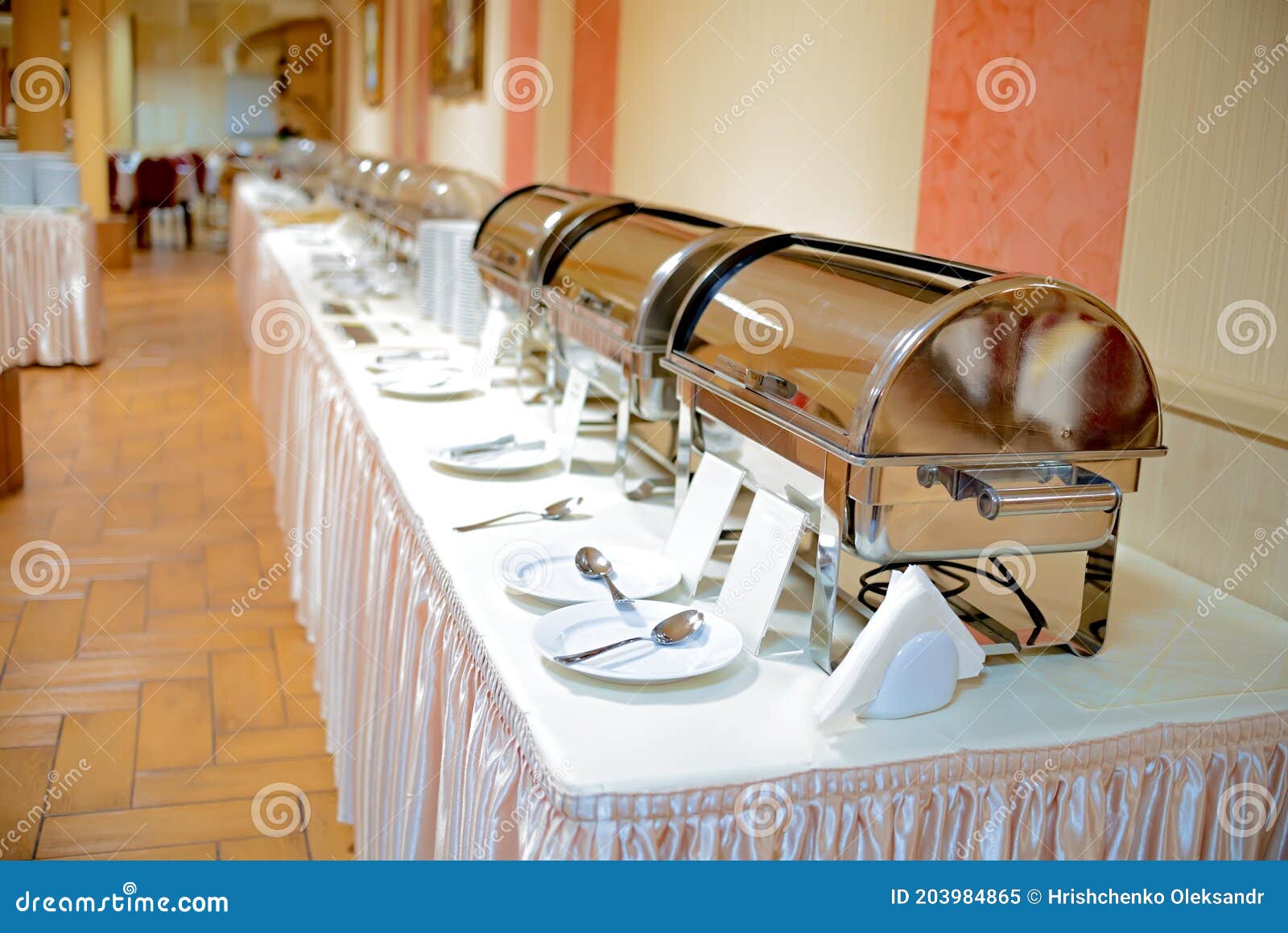 Selection of Dishes on a Buffet Stock Image - Image of food, buffet ...