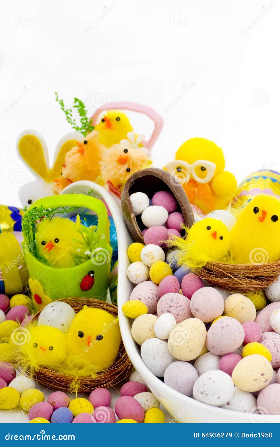 A Selection of Easter Eggs stock image. Image of festival - 64936279