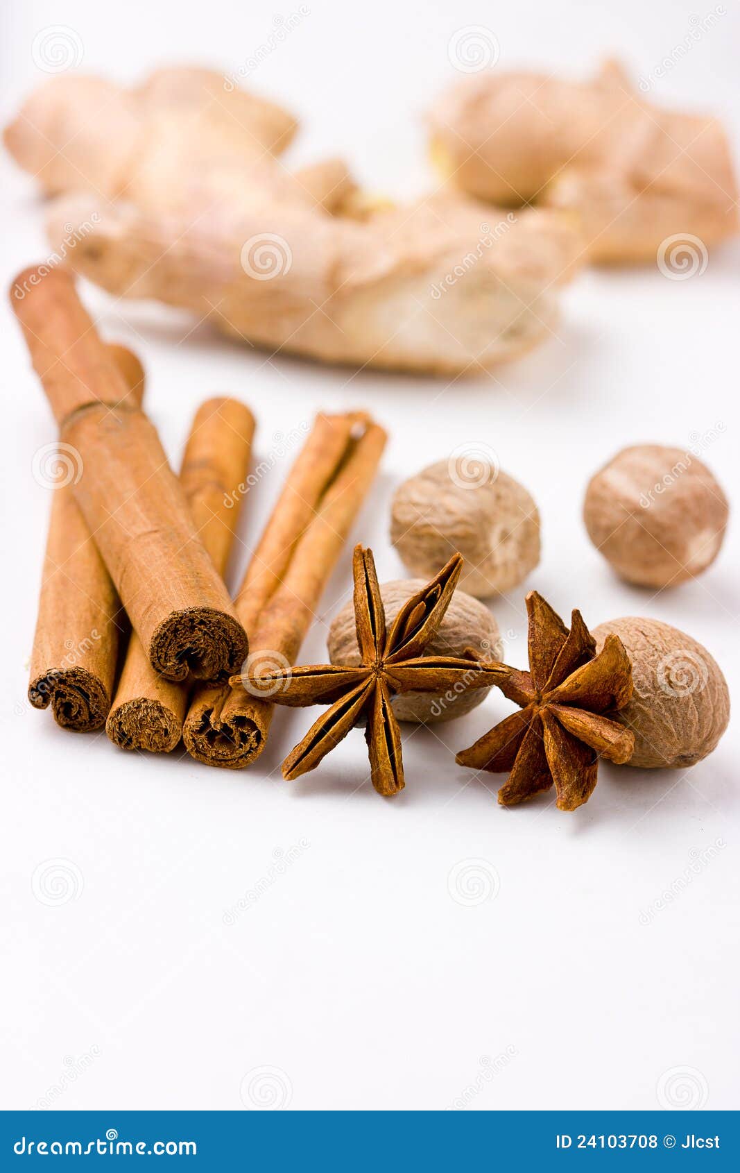 Selection of Exotic Spices. Stock Photo - Image of root, macro: 24103708