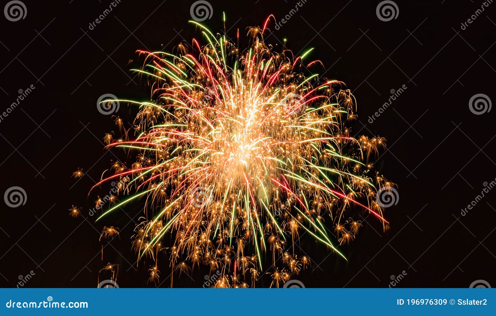 Fireworks - a Rocket Exploding Stock Image - Image of britain, british ...