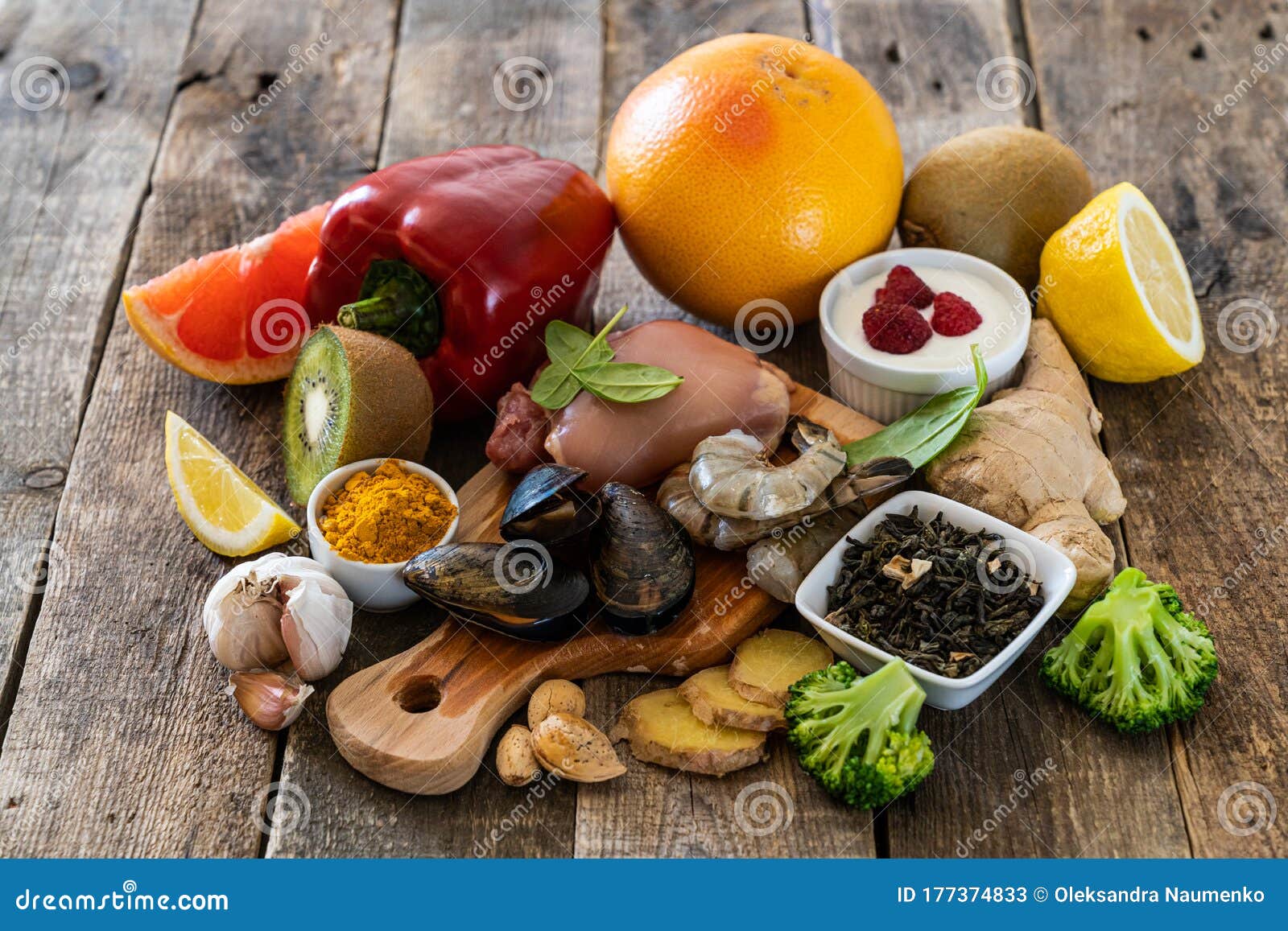 Selection of Food To Boost Immune System - Healthy, Rich in Vitamin and ... Selection of Food To Boost Immune System - Healthy, Rich in Vitamin and ...