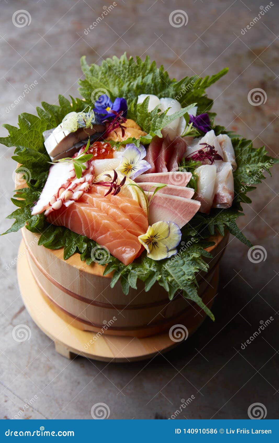 Sashimi selection stock photo. Image of salmon, selection - 140910586