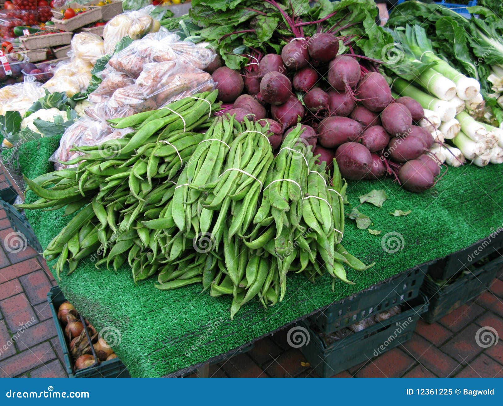 Selection of Fresh Vegetables Stock Image - Image of healthy ...