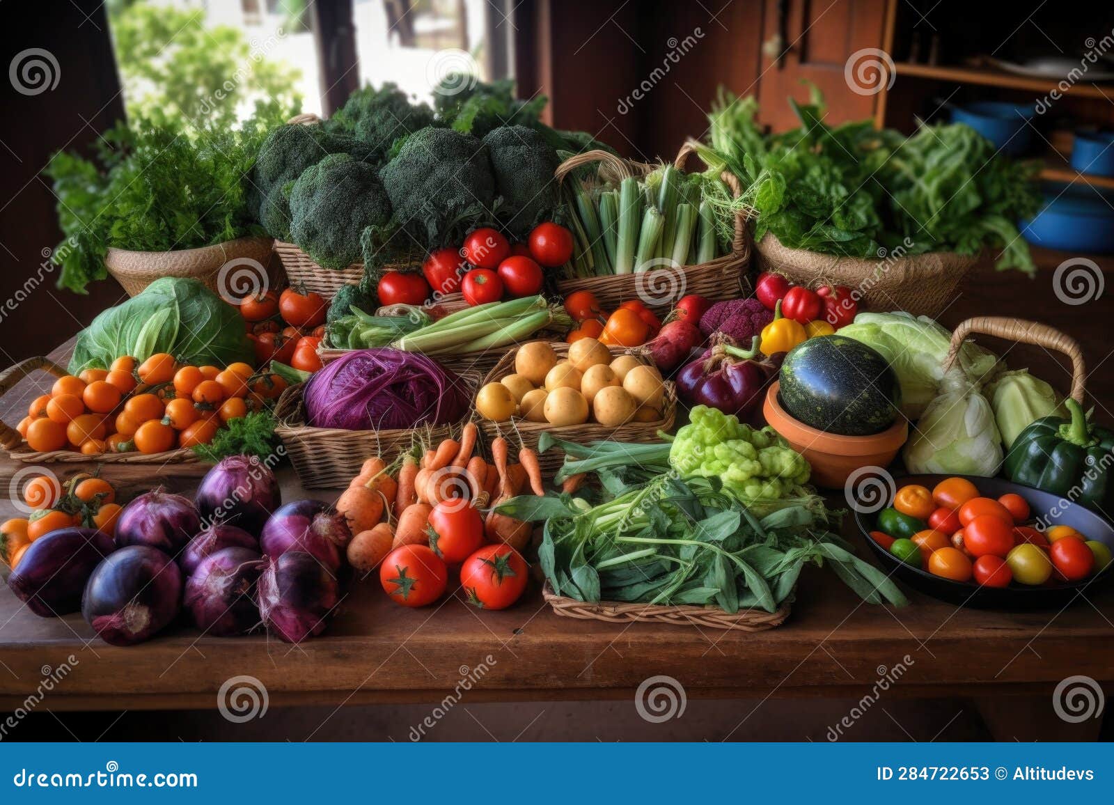 A Selection of Fresh and Vibrant Produce, Ready for Inspiration Stock ...