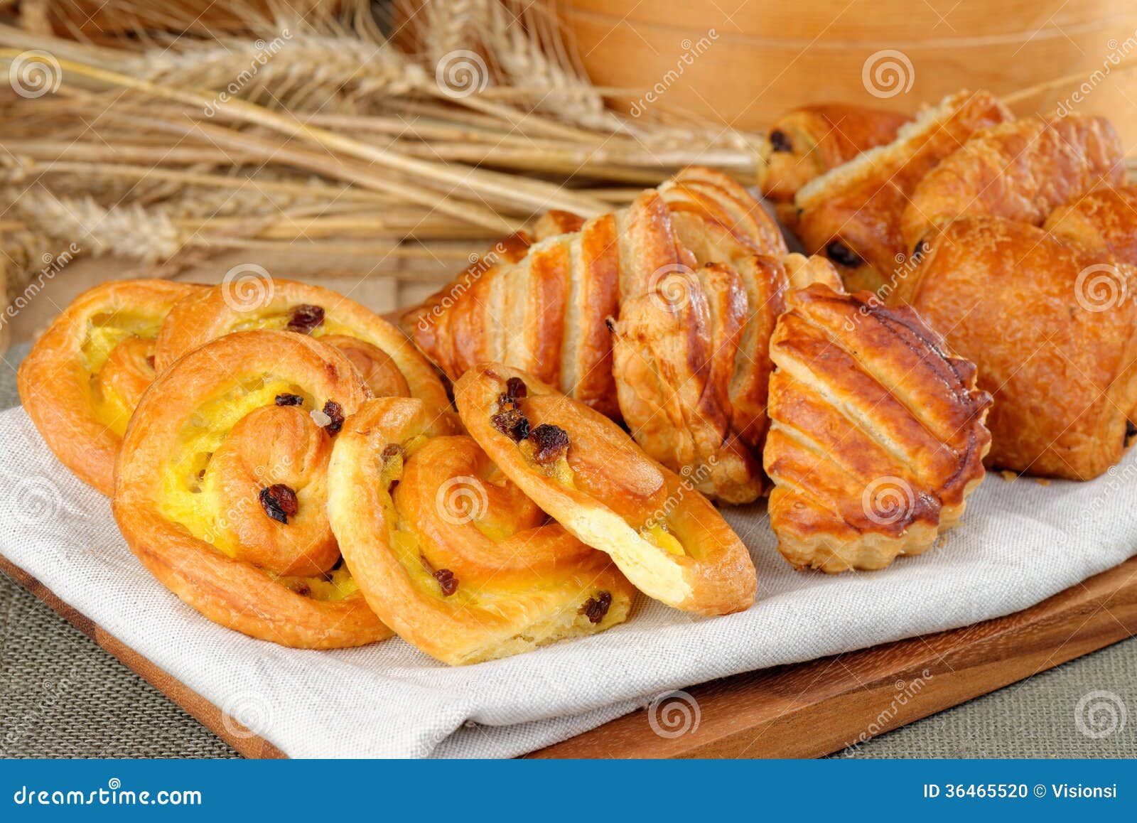 Selection of Freshly Made Pastries Stock Photo - Image of baking, baked ...