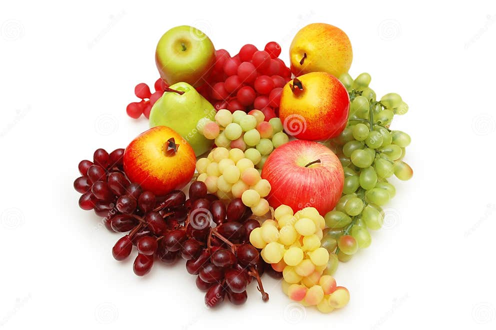 Selection of Fruits Isolated Stock Photo - Image of apple, fruit: 1667634