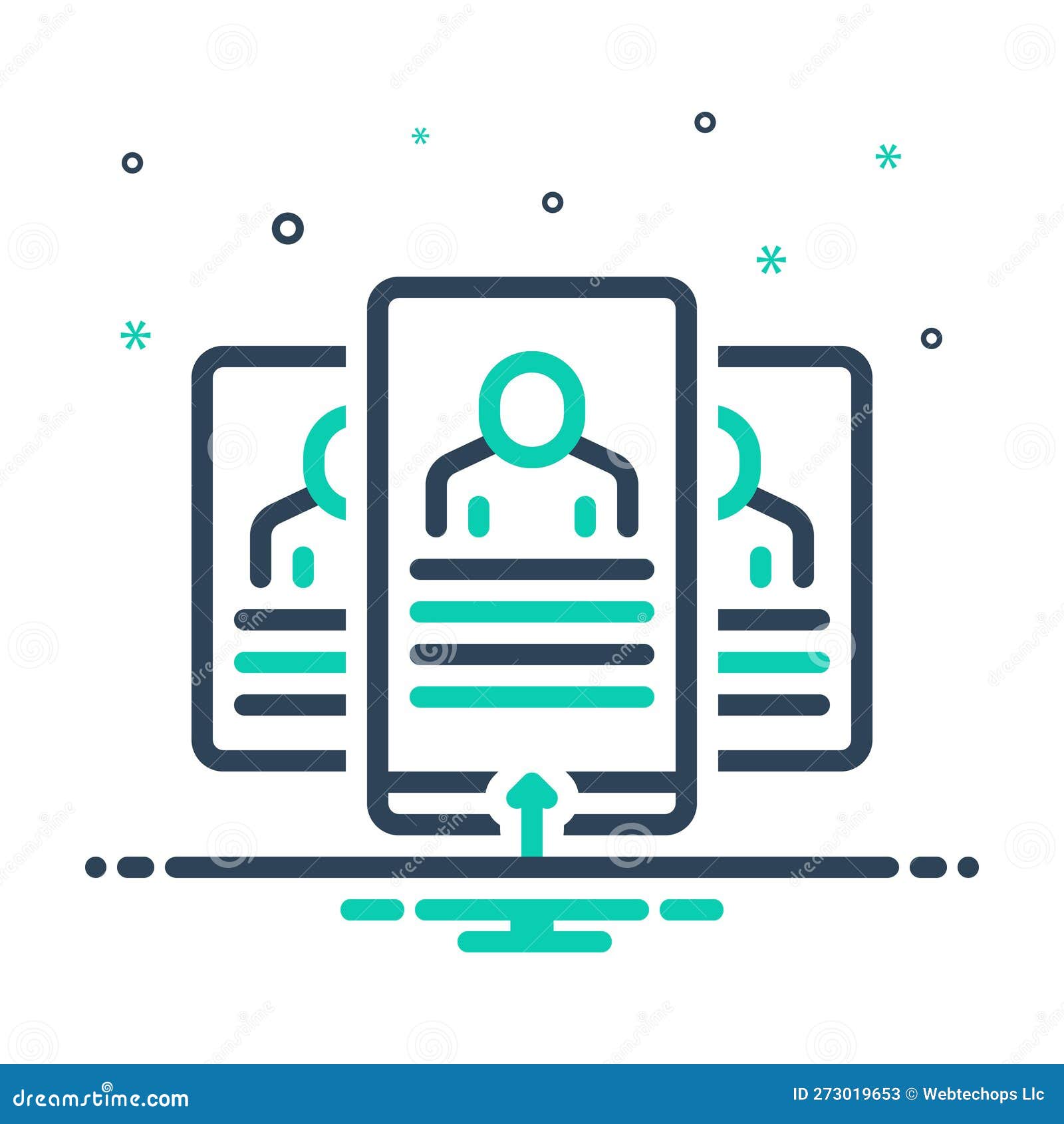 Mix Icon for Selection, Picking and Option Stock Vector - Illustration ...