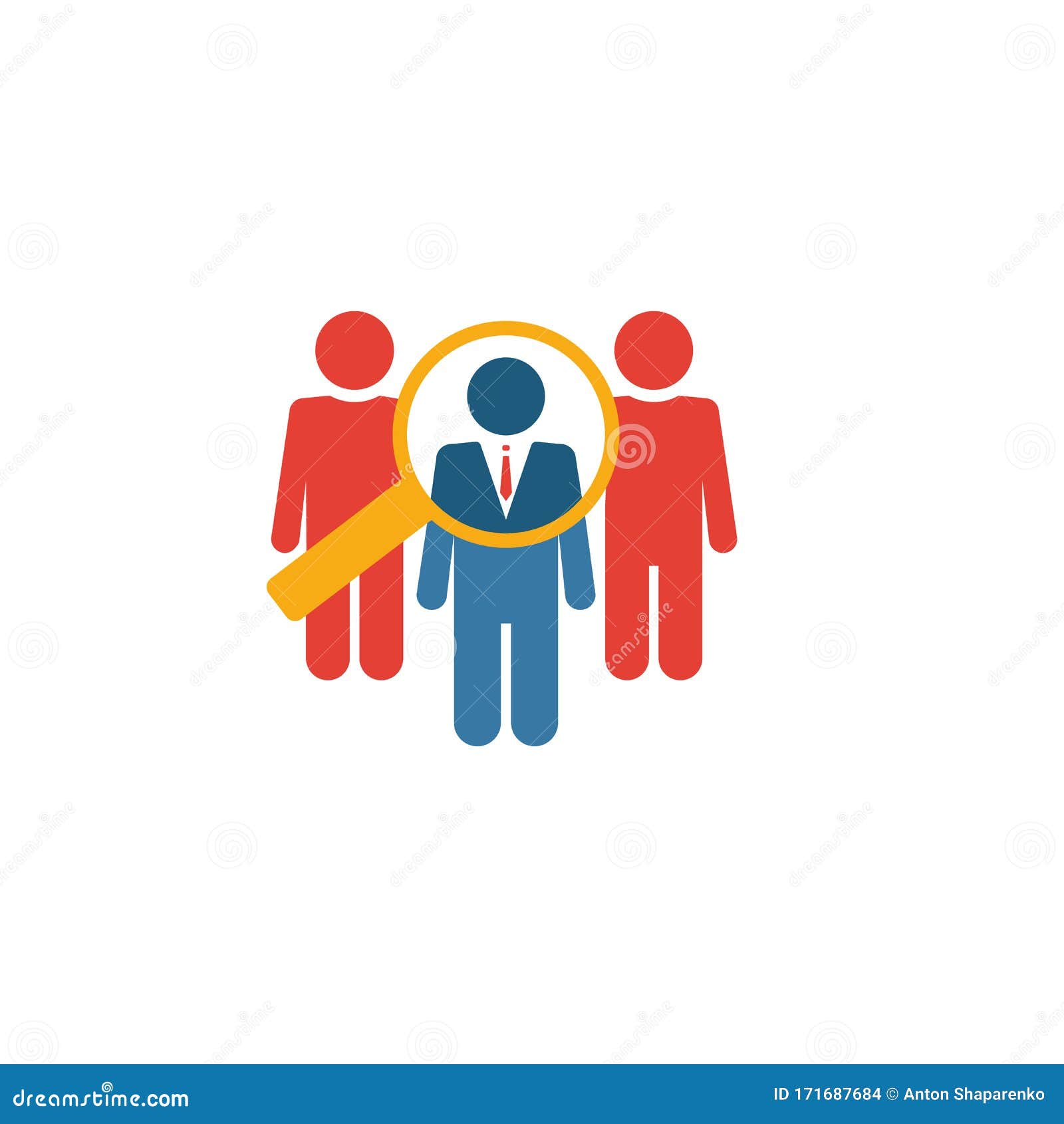 Selection Icon. Simple Element from Human Resources Icons Collection ...