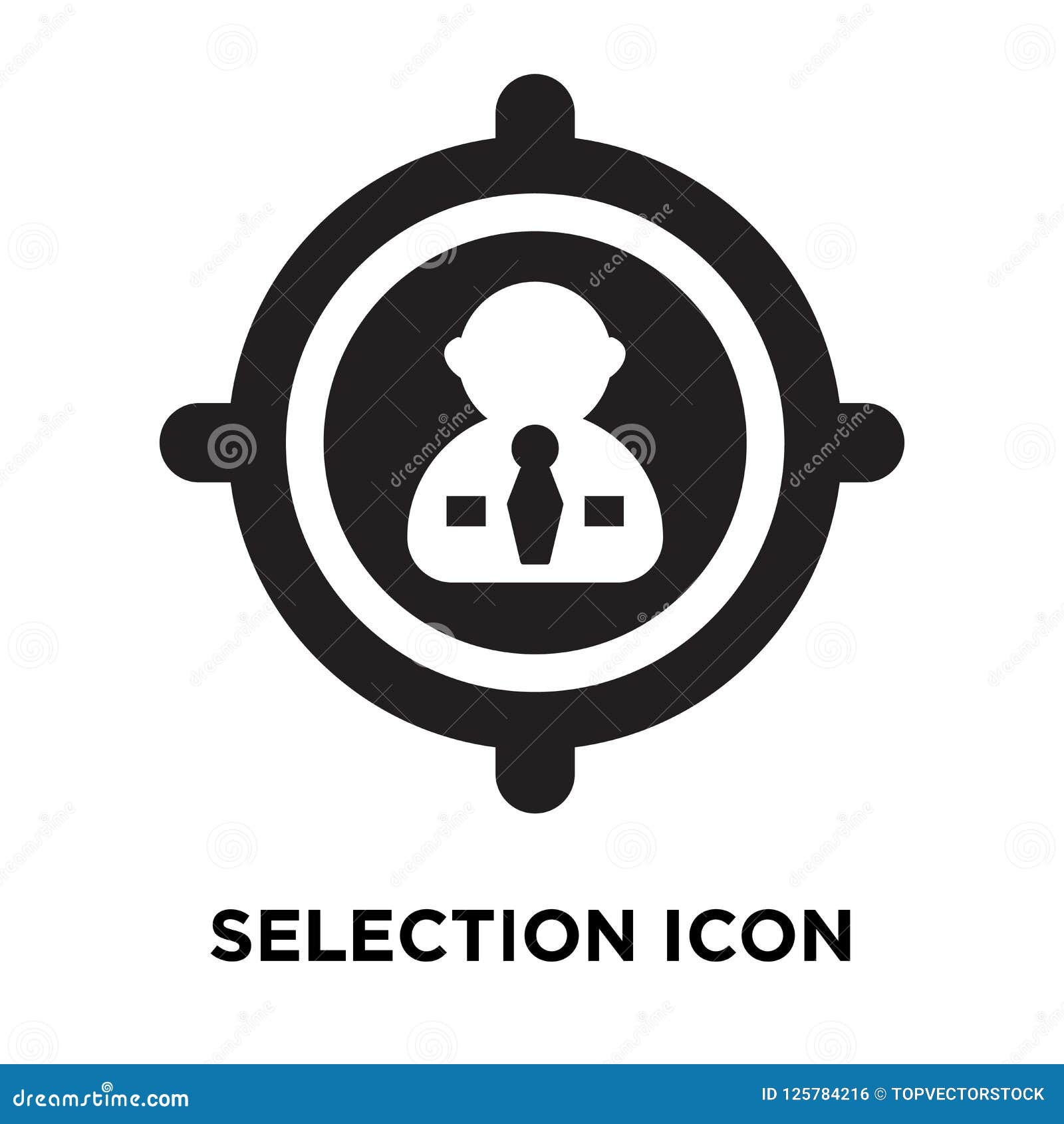 Selection Icon Vector Isolated on White Background, Logo Concept Stock ...