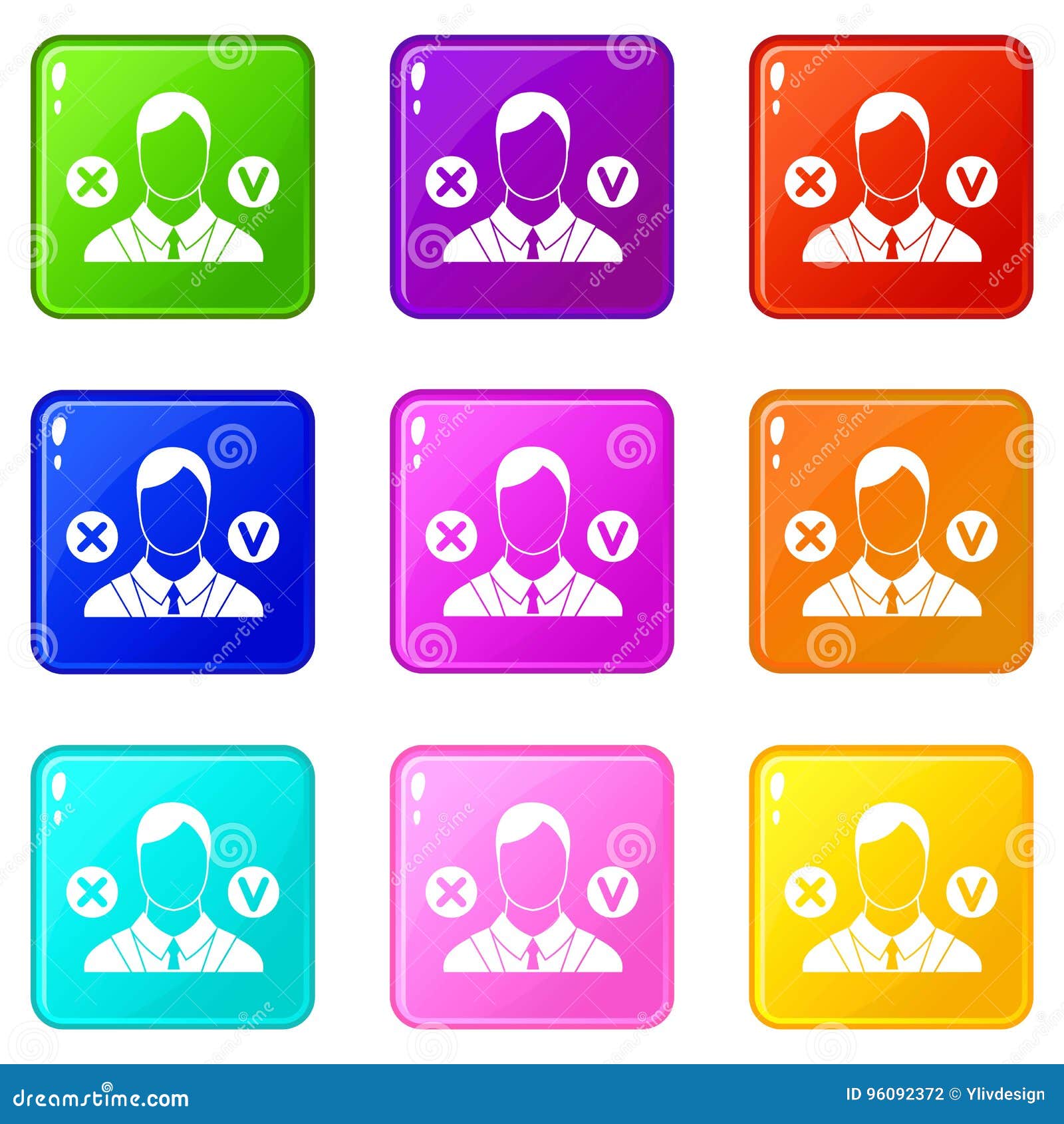 Selection icons 9 set stock vector. Illustration of professional - 96092372