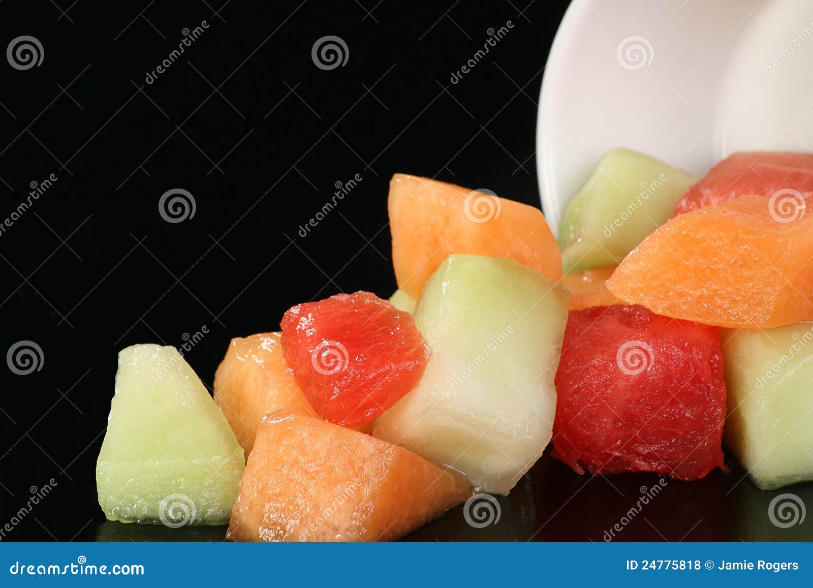 Selection of melon chunks stock photo. Image of melon - 24775818