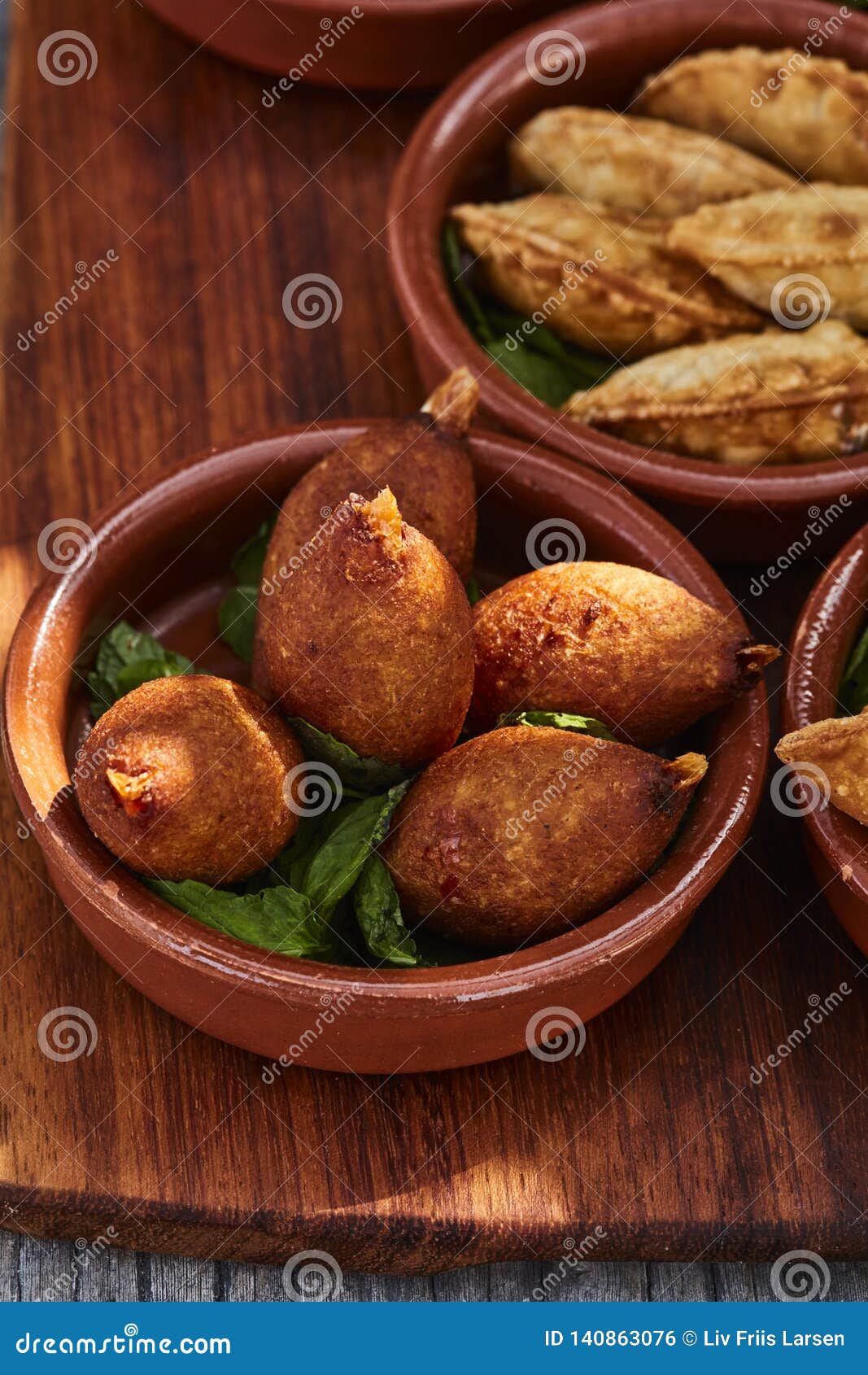 Middle Eastern Deep Fried Snacks Stock Photo - Image of pastry ...