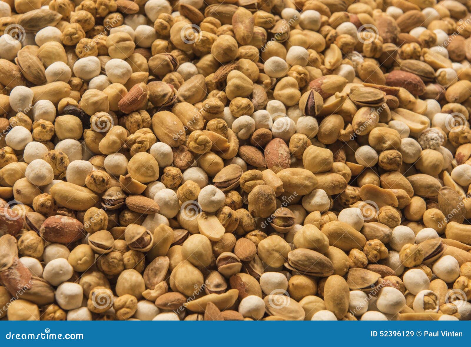 Selection of Nuts on Display at a Market Stall Stock Image - Image of ...