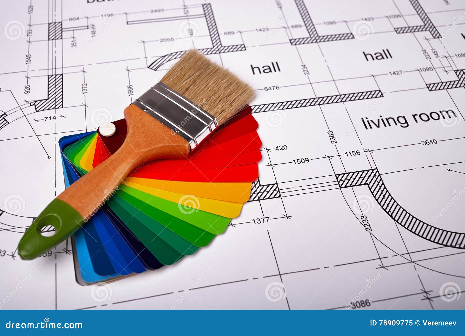 Selection of paint color stock image. Image of concept - 78909775