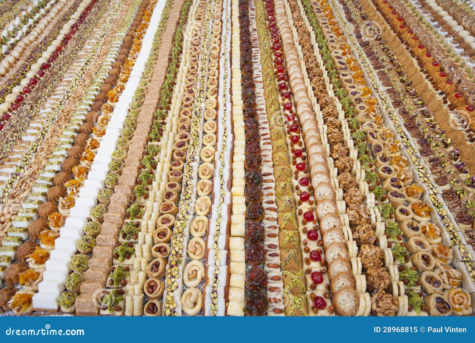 Selection of petit fours stock image. Image of catering - 28968815