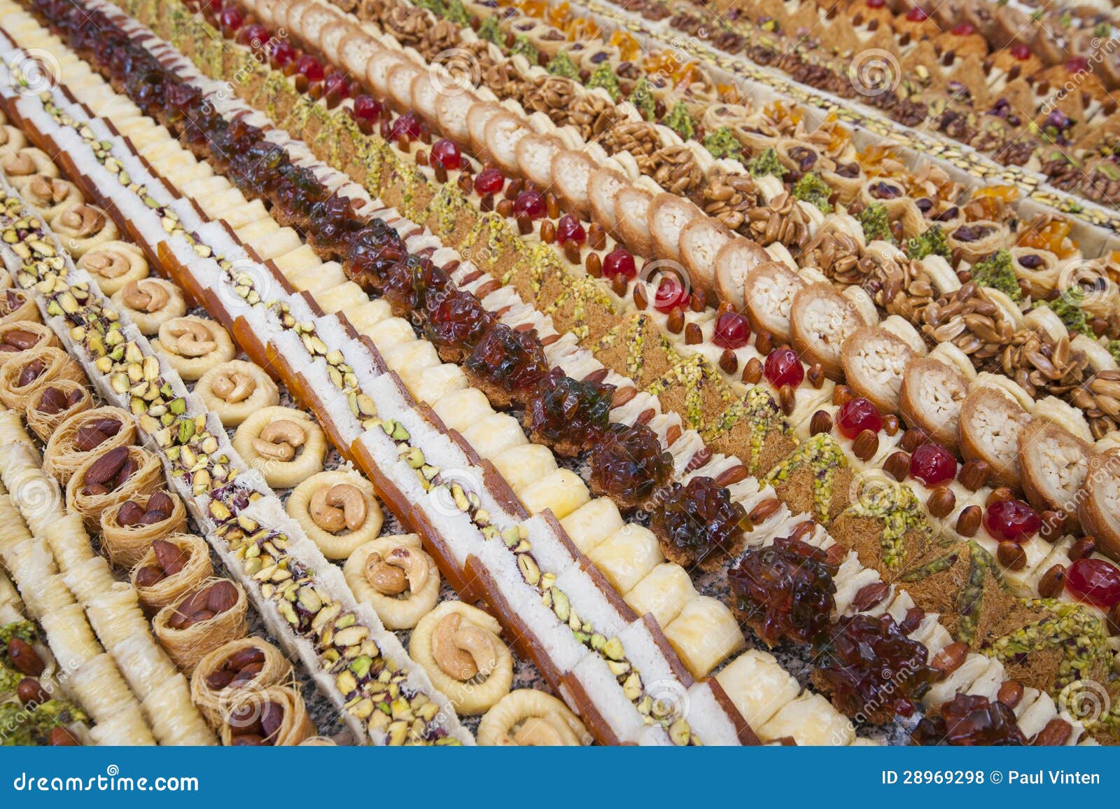 Selection of petit fours stock photo. Image of variety - 28969298