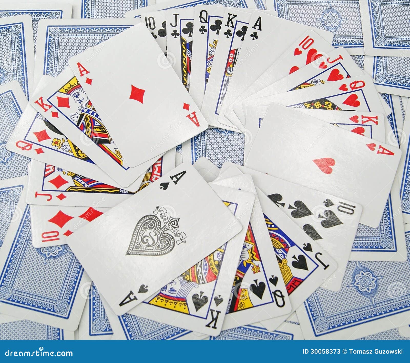 Cards - Poker stock image. Image of scattered, risk, deck - 30058373