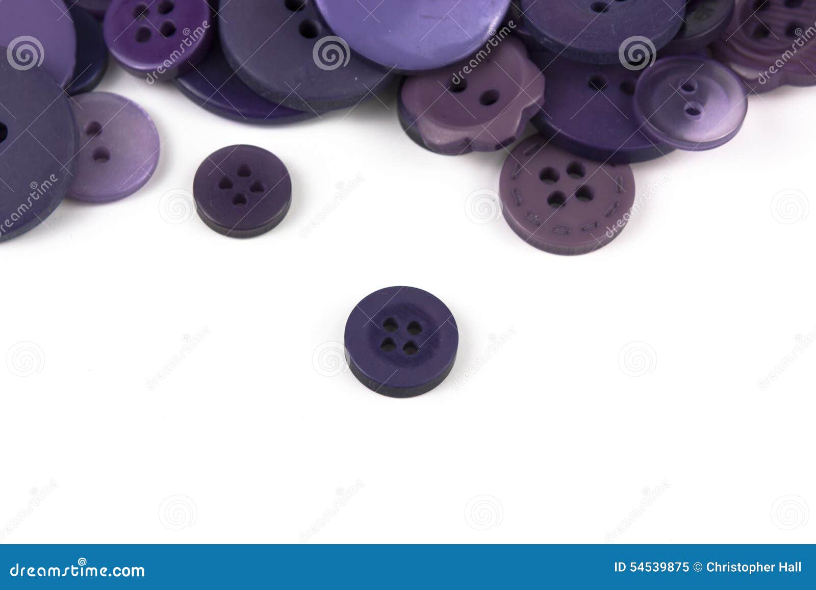 Selection Selection of Various Purple Buttons Stock Image - Image of ...