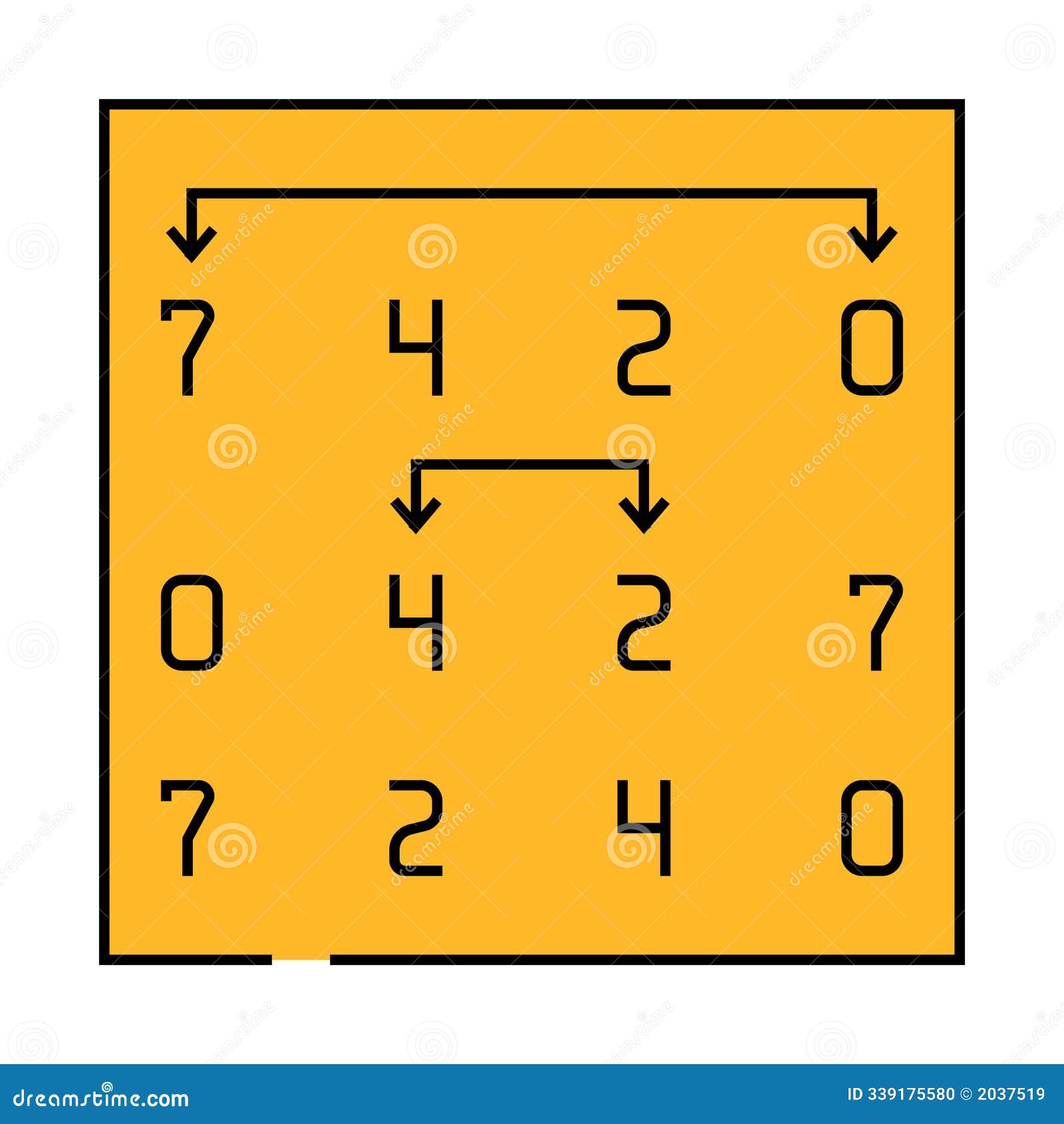 Selection Sort Algorithm Icon Color Illustration Stock Illustration Illustration Of Data