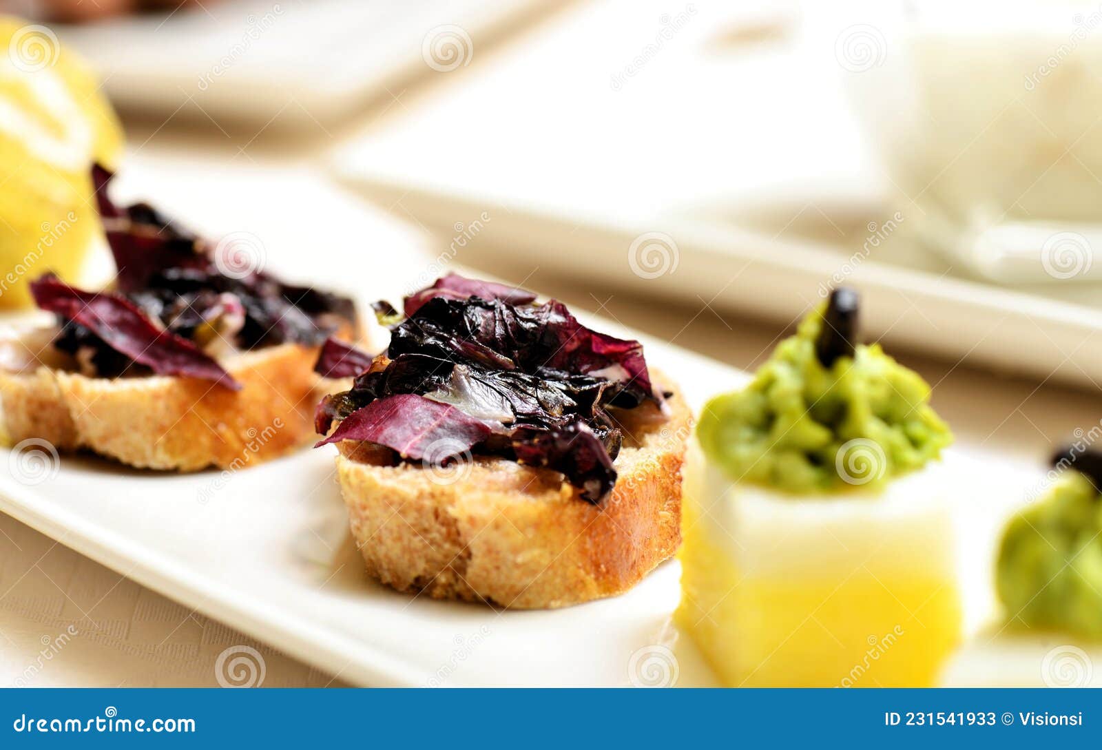 Selection of Spanish tapas stock image. Image of chickpeas - 231541933