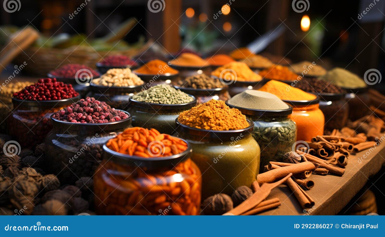 A Selection of Spices from the Spice Market, Spices Stock Image - Image ...