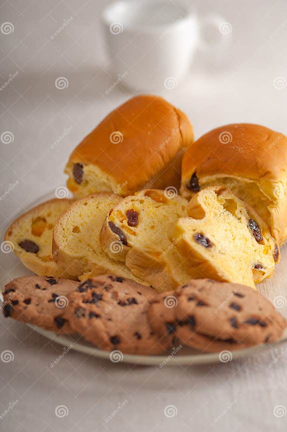 Selection of Sweet Bread and Cookies Stock Photo - Image of food, cake ...