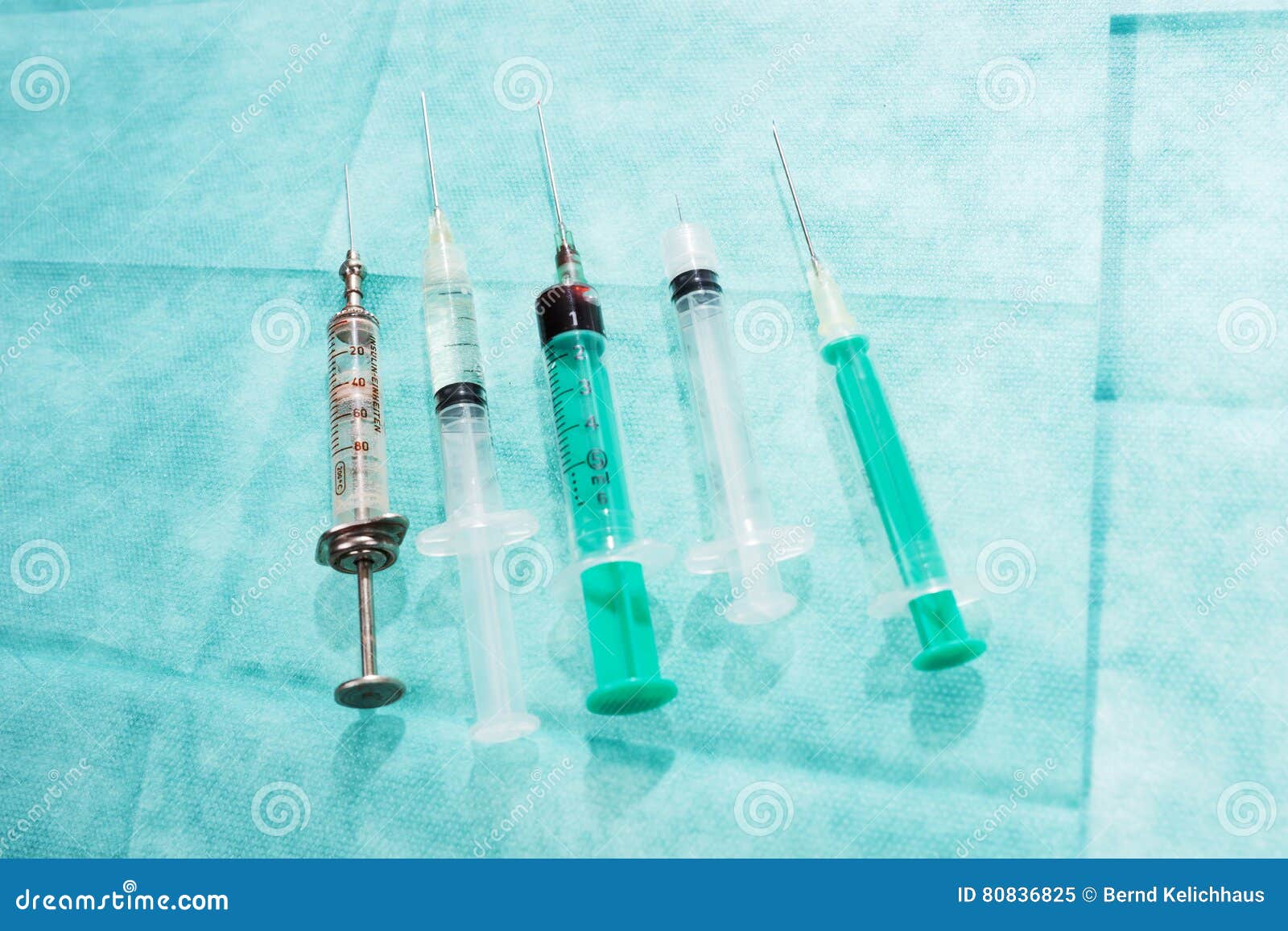 A Selection of Syringes and Hypodermic Needles Stock Image - Image of ...
