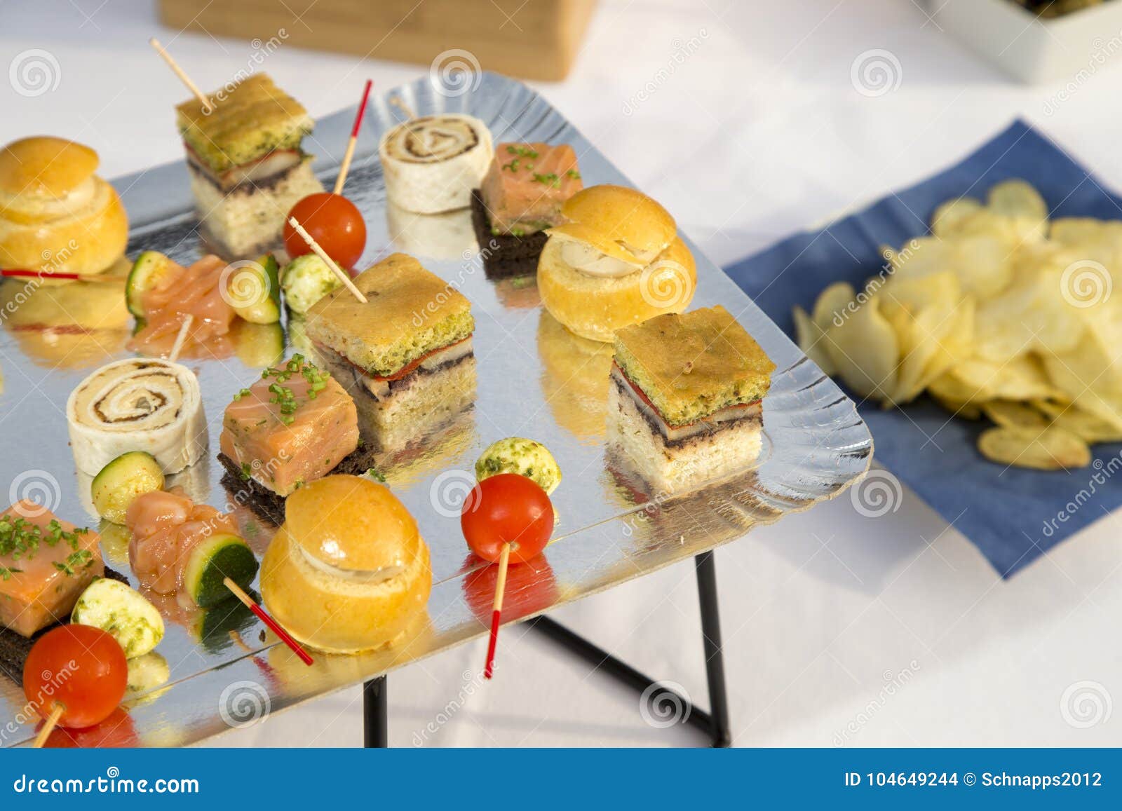 Tasty, before Dinner Appetizers Stock Photo - Image of caterer, deli ...