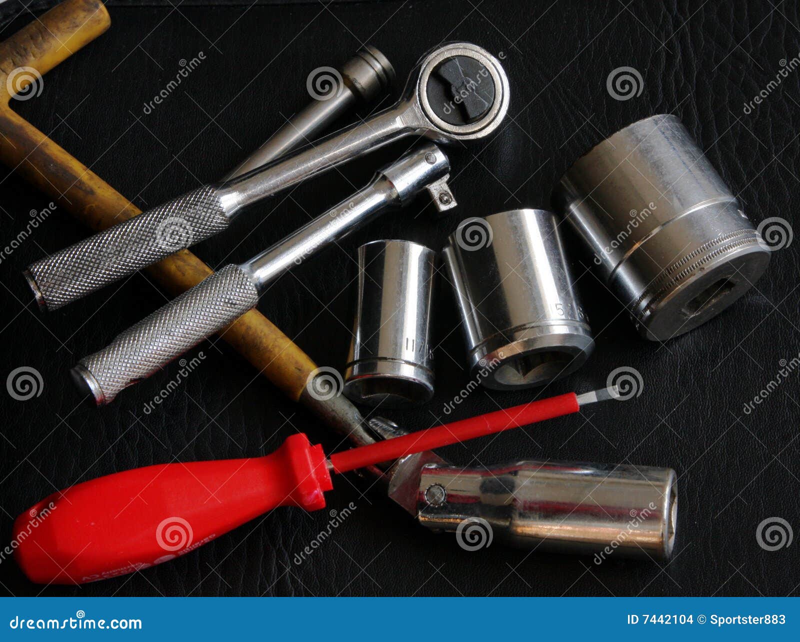 Selection of Tools stock photo. Image of sockets, wrench - 7442104