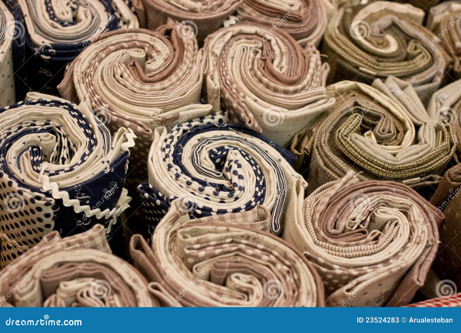 Selection of Twisted Pieces of Clothes Stock Image - Image of fabric ...