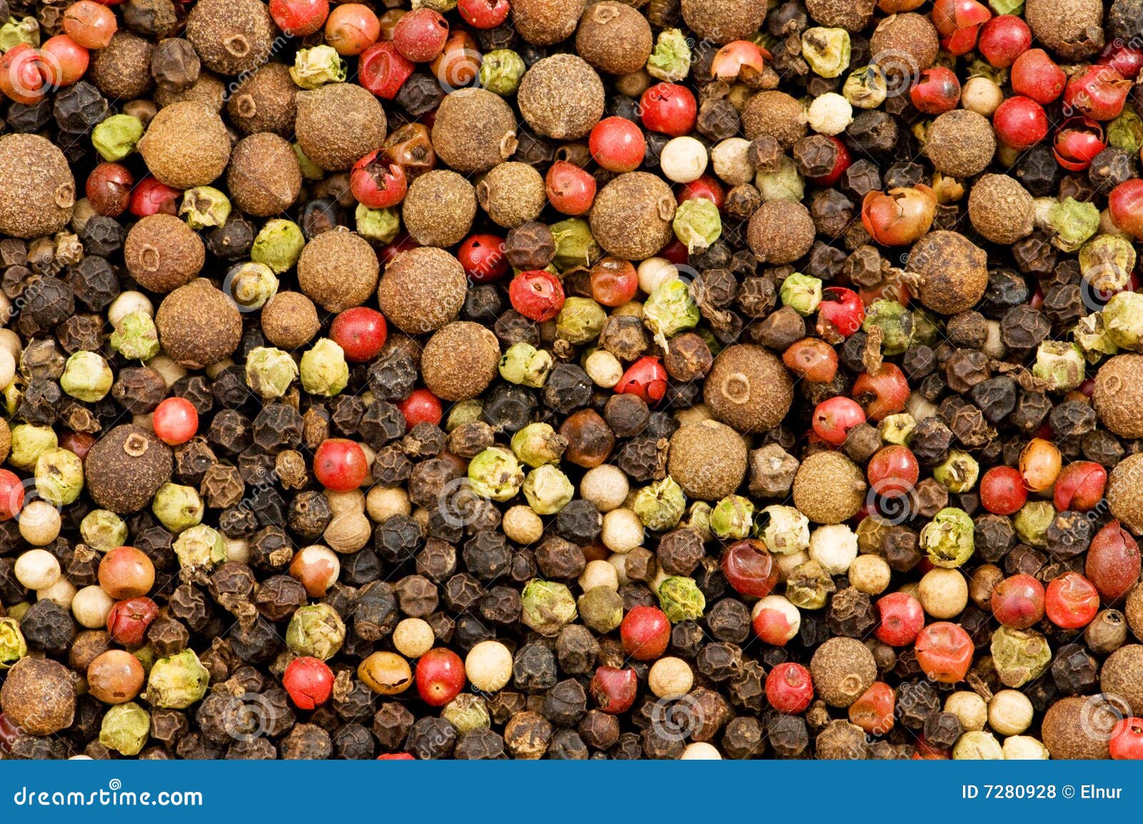 Selection of Various Pepper Types Stock Photo - Image of peppercorn ...