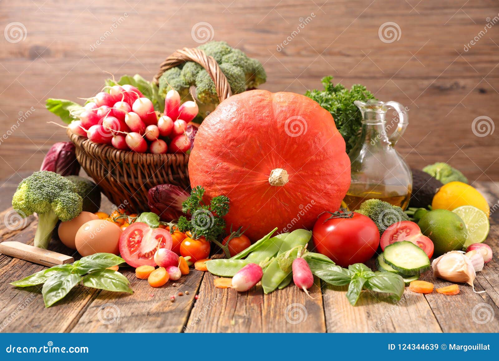 Selection of vegetables stock image. Image of background - 124344639