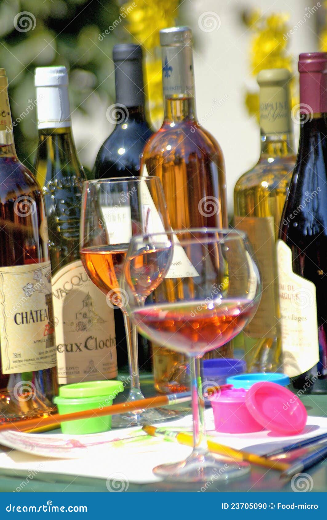 Selection of wines editorial image. Image of bottle, pink - 23705090
