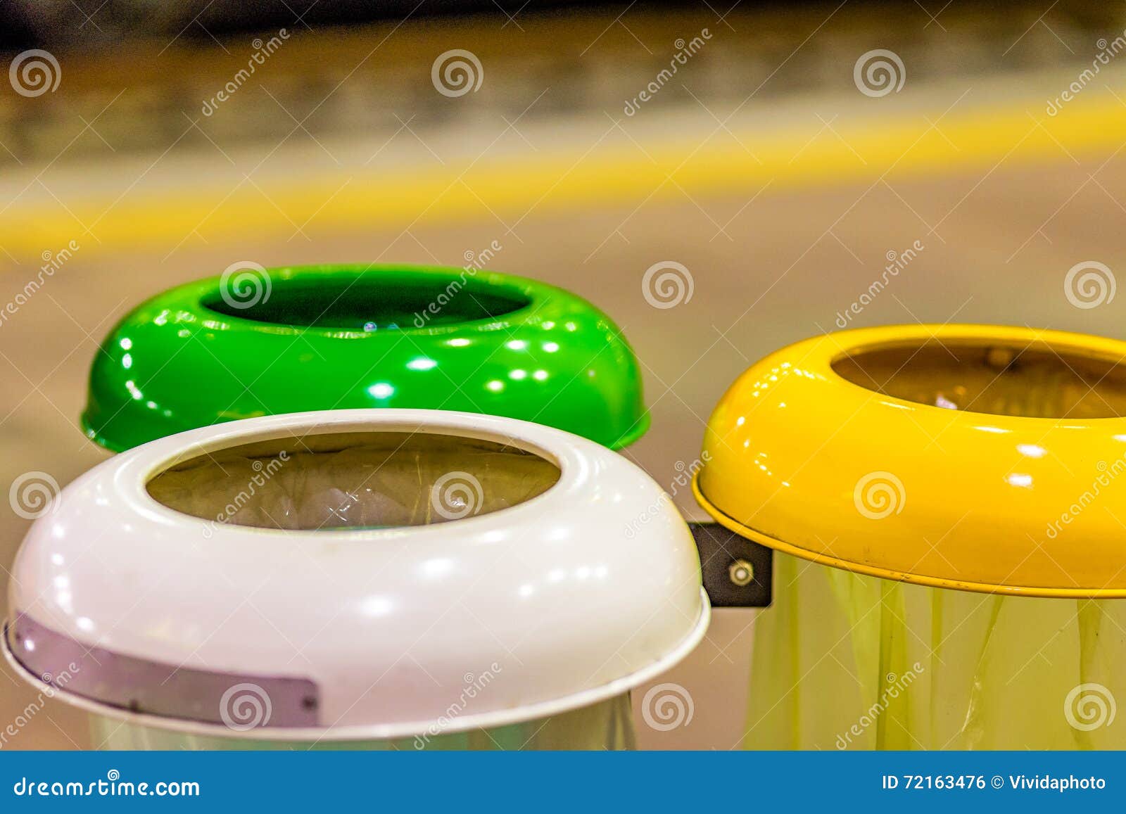 Selective Collection of Waste Stock Photo - Image of collection, blue ...