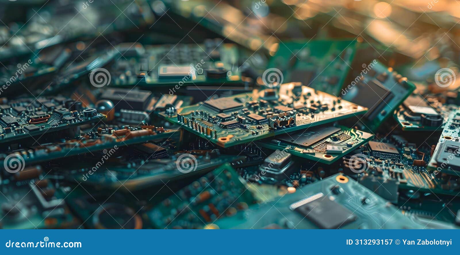 Focus Circuit Technology Background Royalty-Free Illustration ...