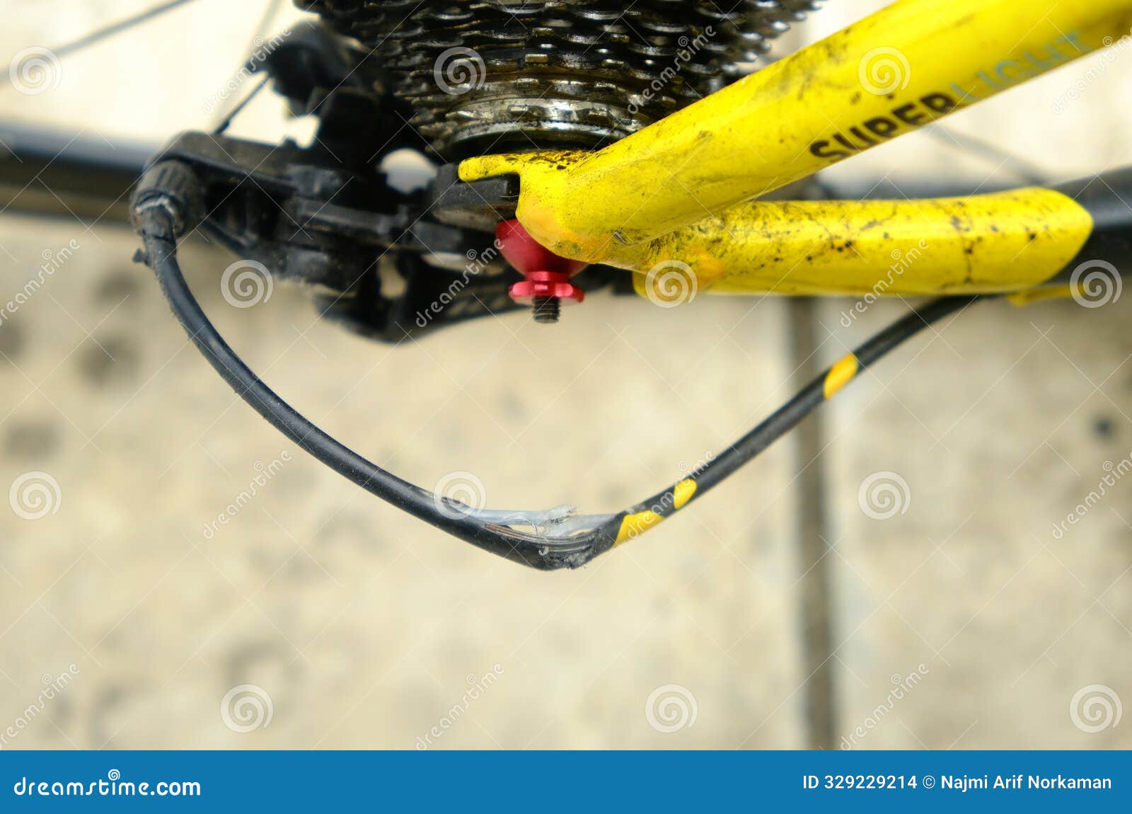 Broken cable stock photo. Image of technical, stainless - 329229214