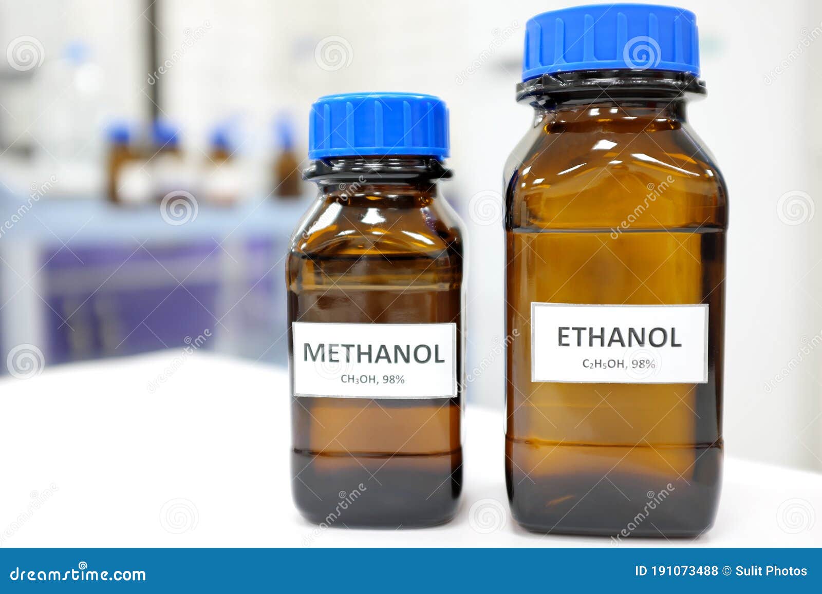 Ethanol, Pure Ethyl Alcohol In Bottle Royalty-Free Stock Photography ...