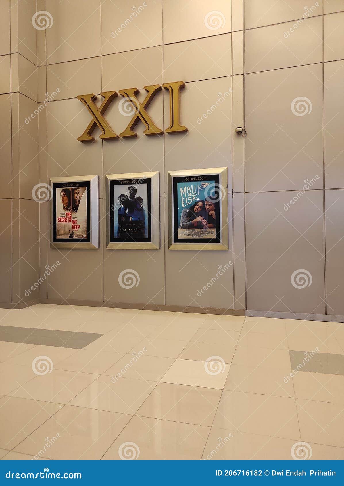 Selective Focus of Film Posters in the Theater Editorial Photography ...