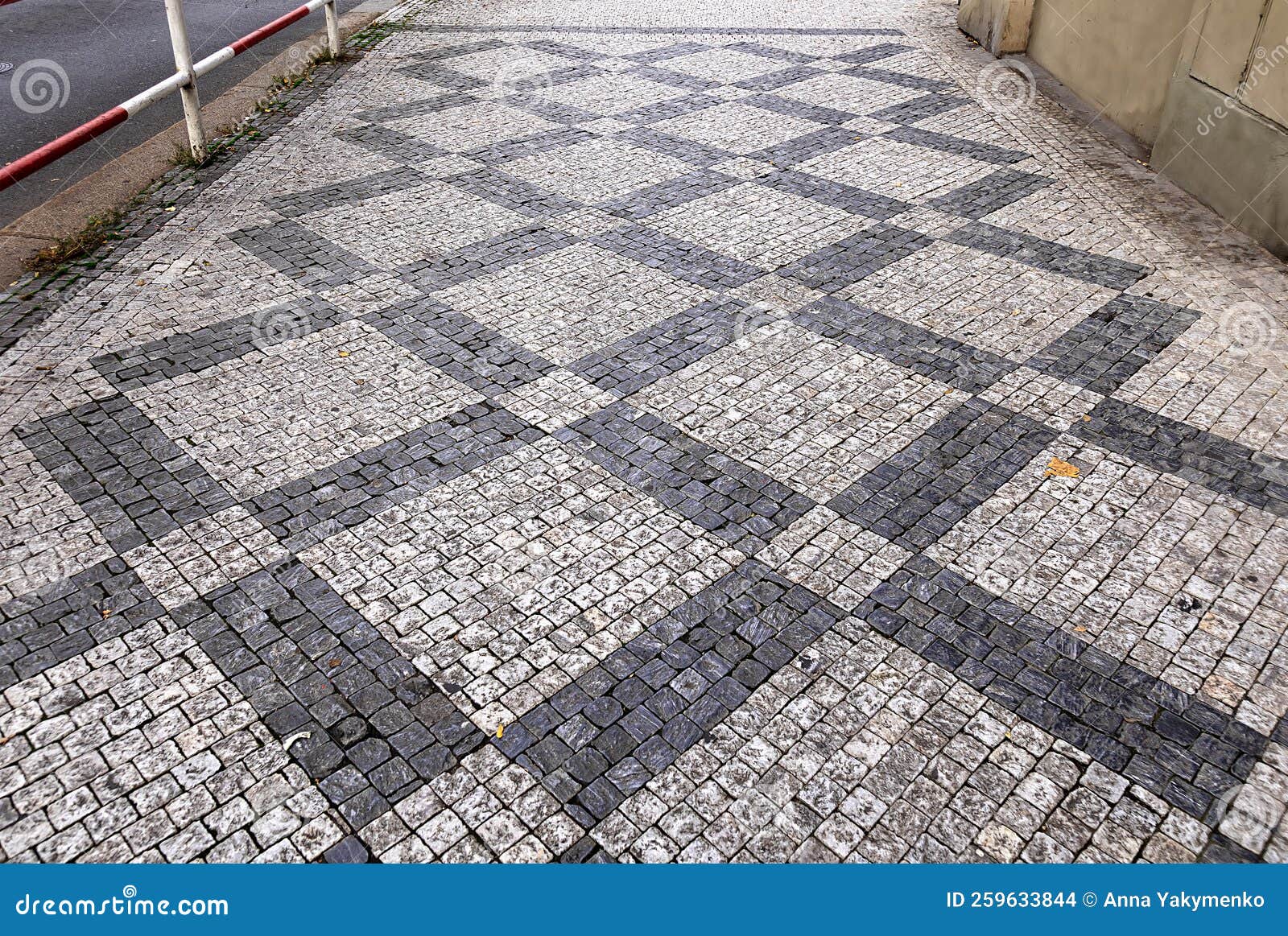 Selective Focus on Geometric Background from Small Squares Paving Tiles ...