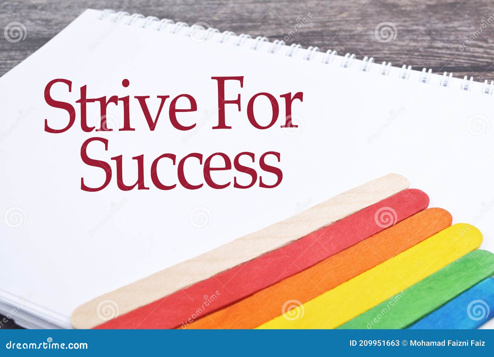 Selective Focus Image of Colorful Ice Cream Stick with Strive for ...