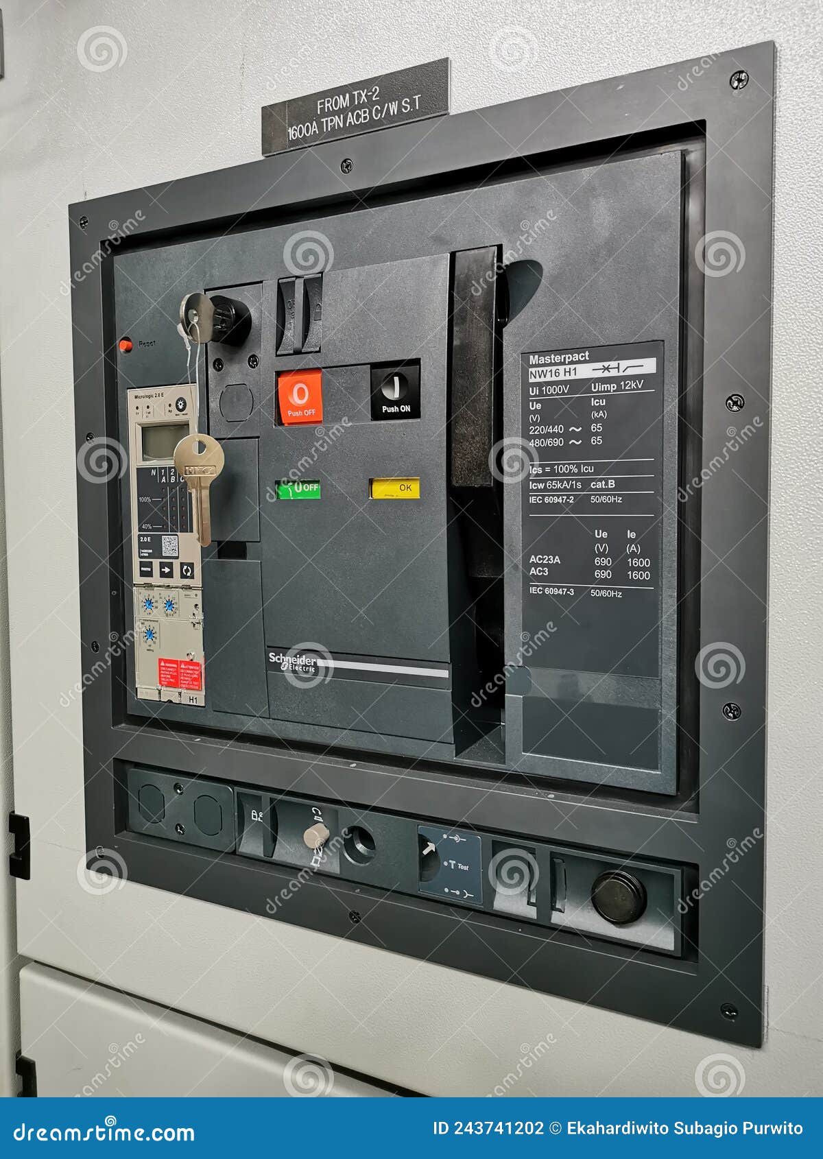 Low Voltage Switchboard Interior With Electrical Parts Editorial Image ...