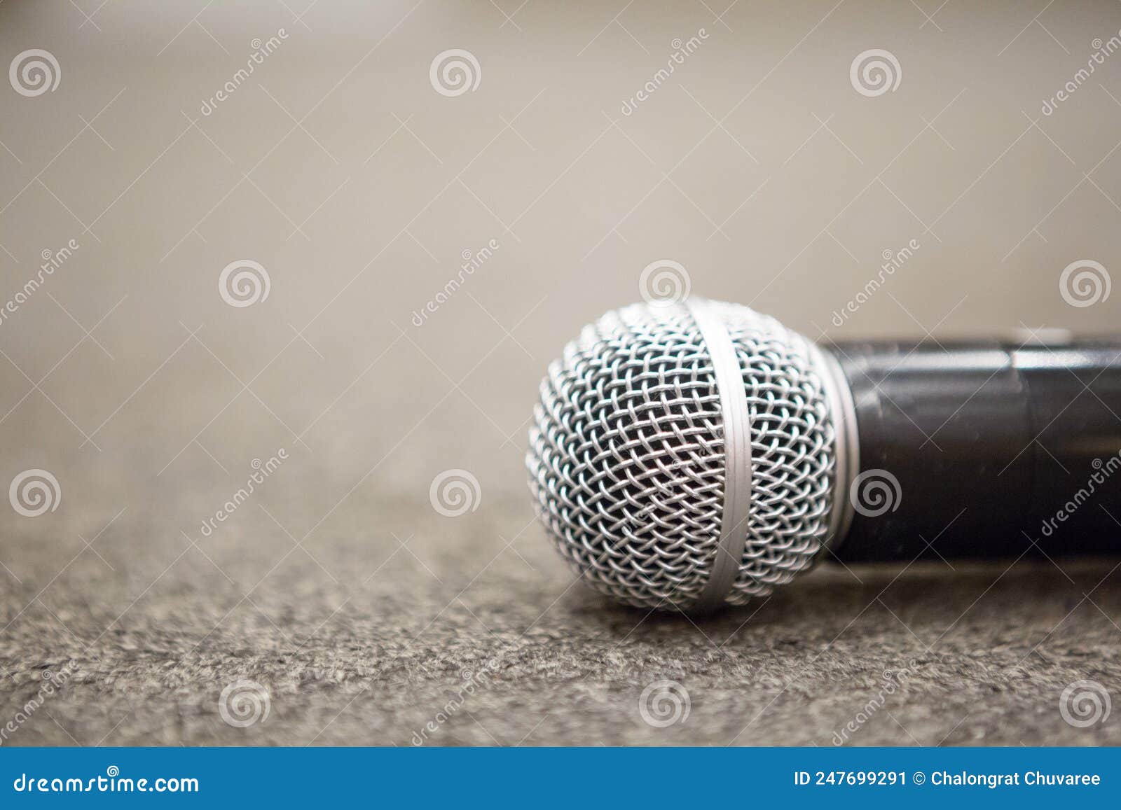 Microphone On Floor Stand Royalty-Free Stock Photography ...
