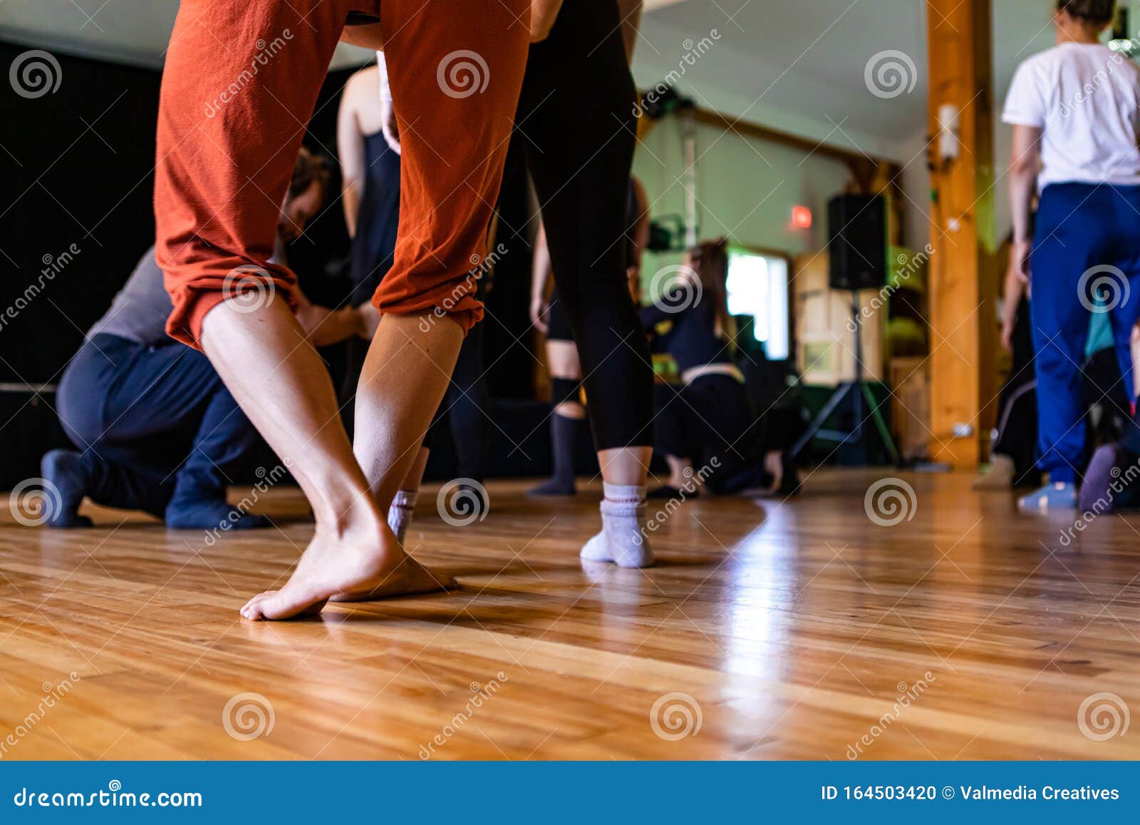 Group of People Practicing Yoga in Group Session Stock Photo - Image of ...