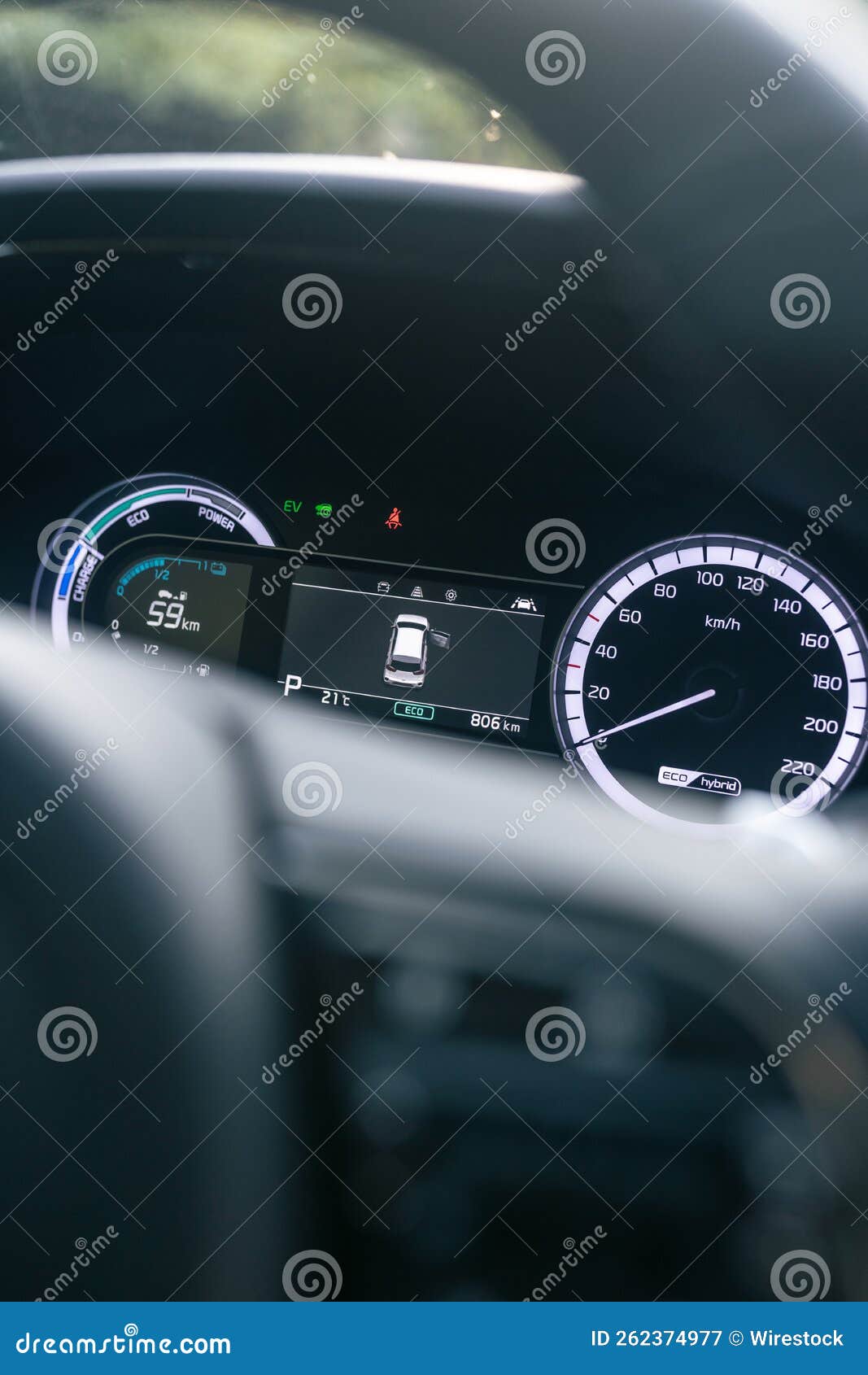 Selective Focus of a Modern Car Dashboard Under the Sunlight through ...