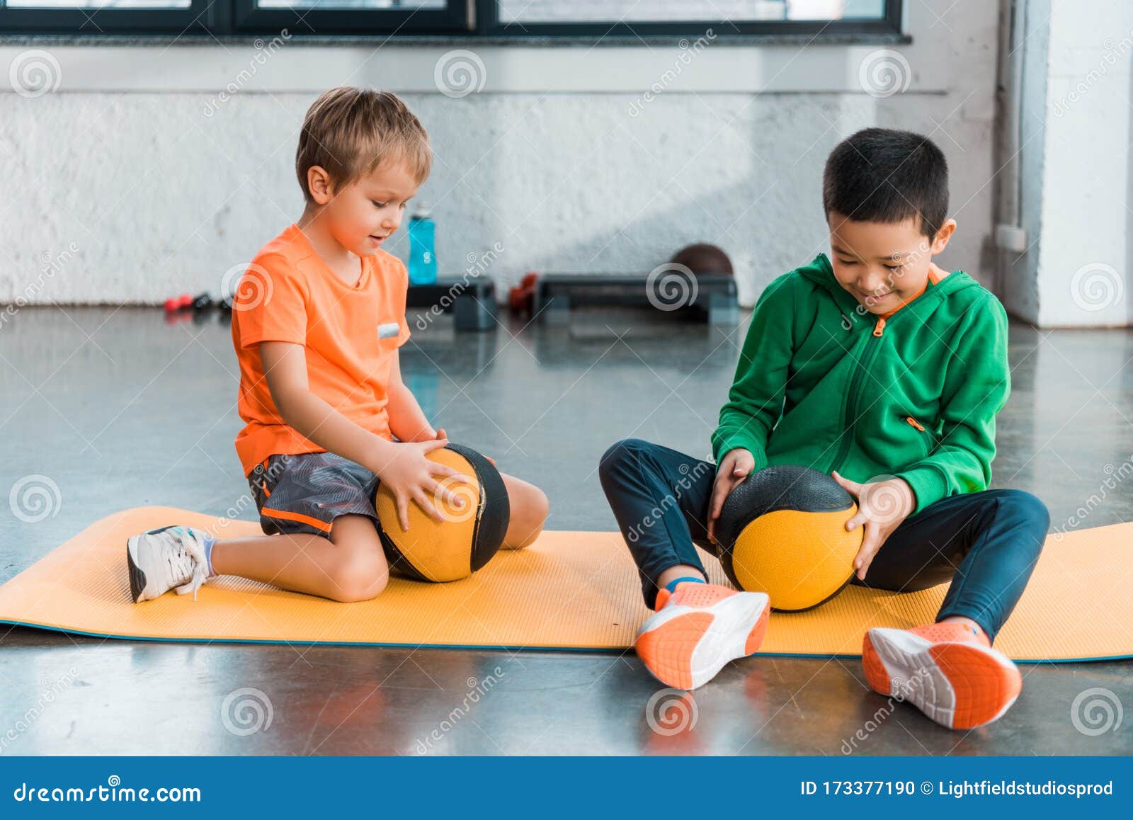 Selective Focus of Multicultural Kids Looking Stock Photo - Image of ...